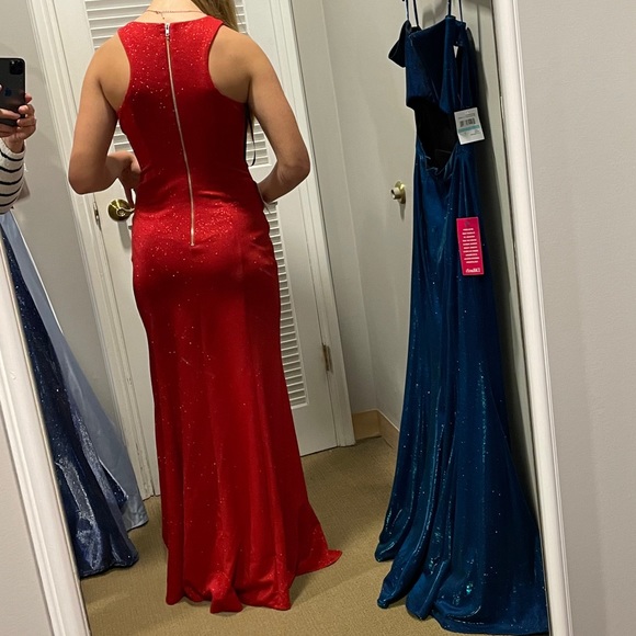 Xtraordinary | Dresses | Red Sparkly Prom Dress | Poshmark